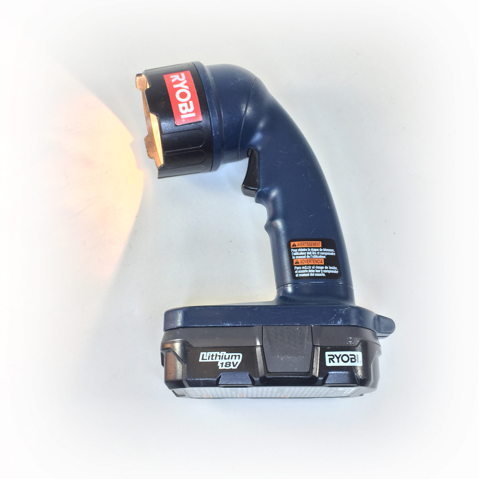 Ryobi 18v Swivel Head Work Light Flashlight – OTL Webstore