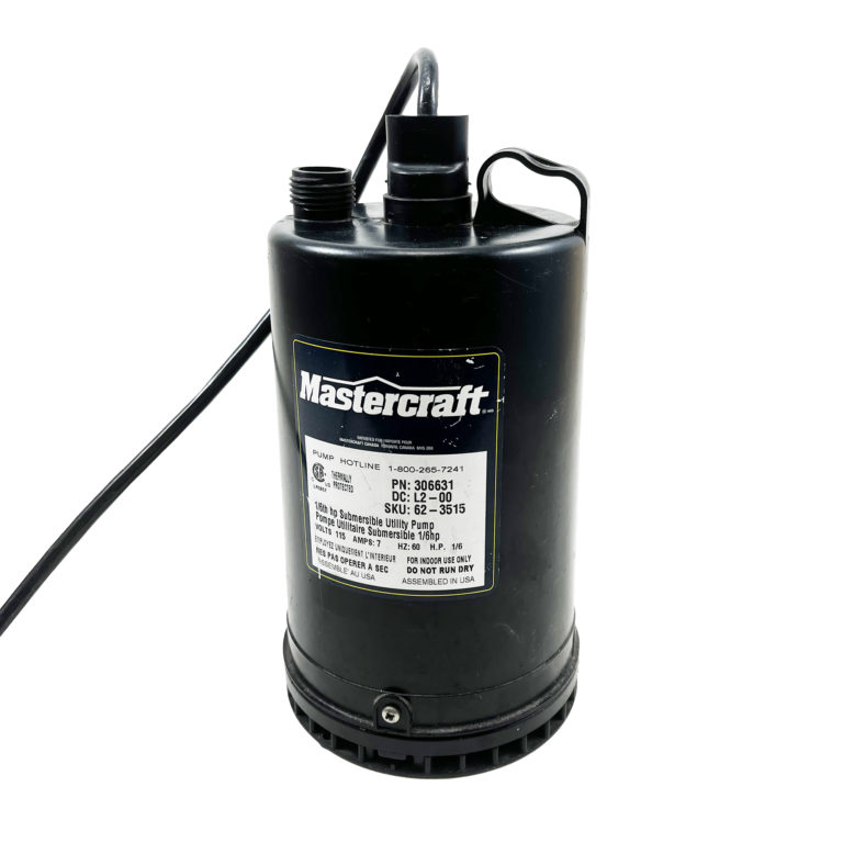 Mastercraft Submersible Utility Pump – OTL Webstore