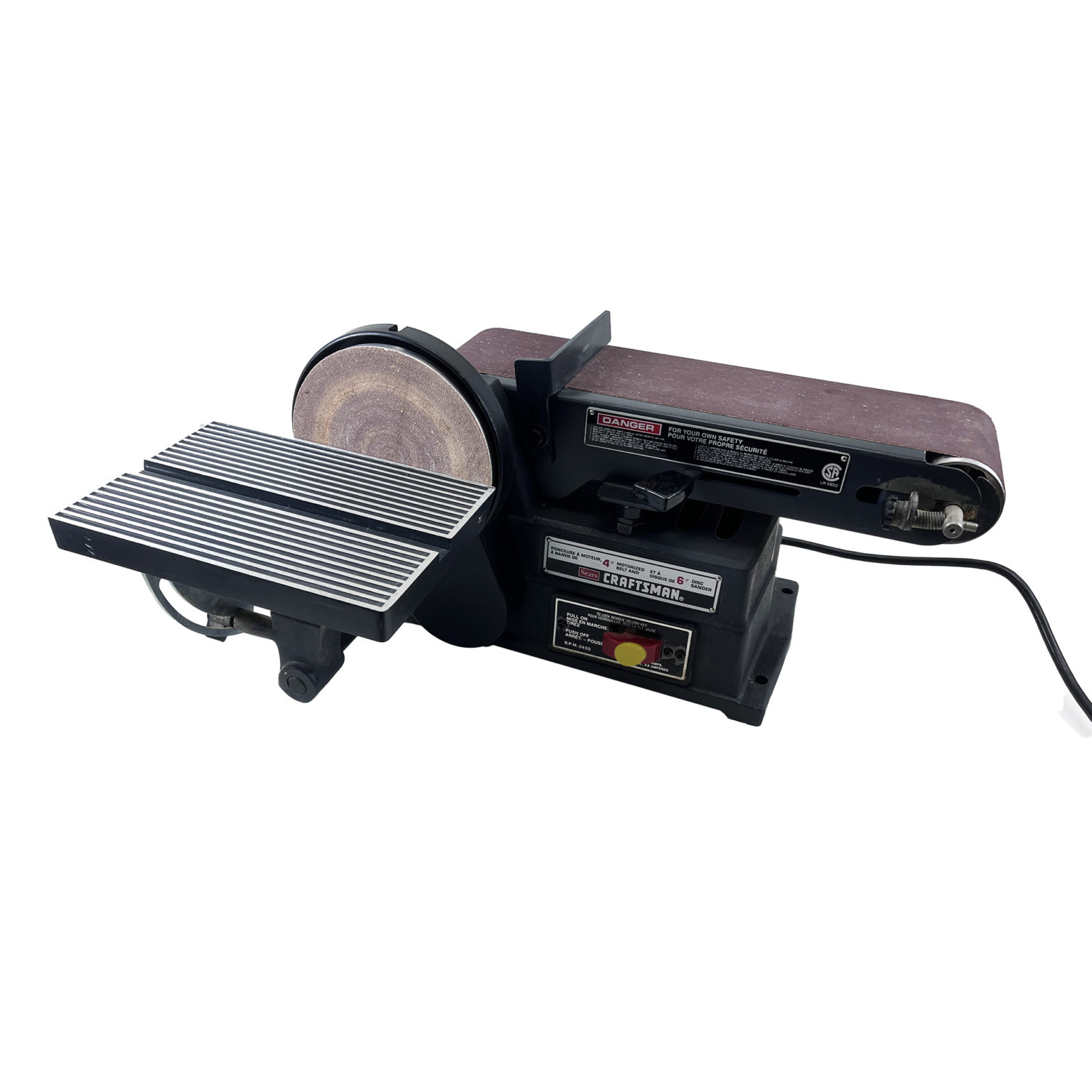 Craftsman Combination Belt and Disc Sander – OTL Webstore